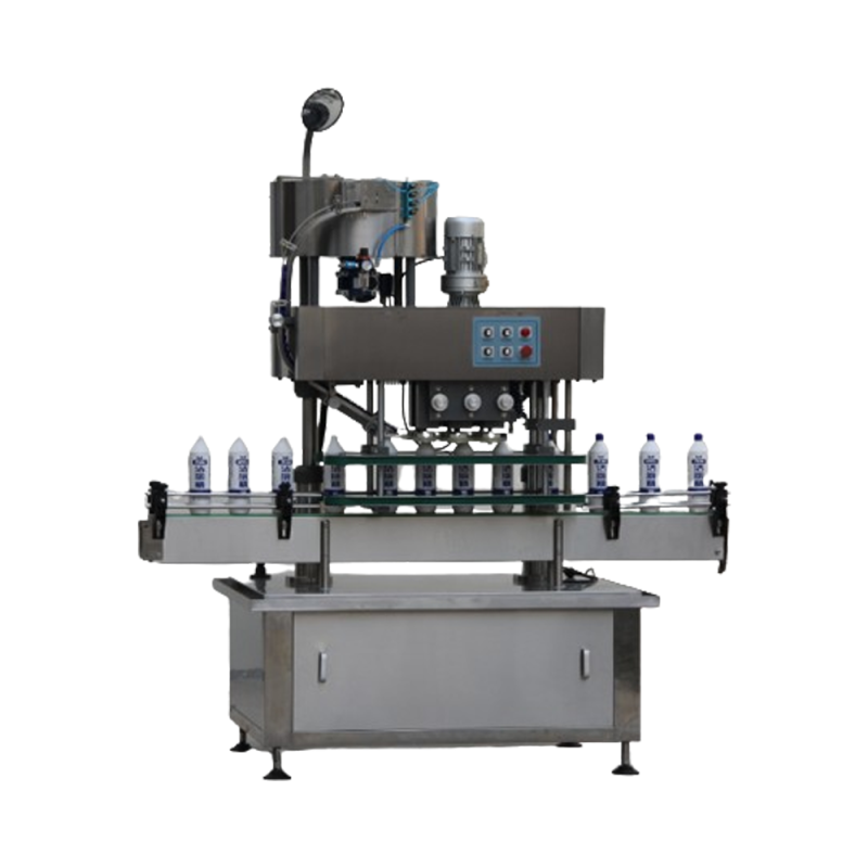 Automatic Continuous Screw Capping Machine With Vertical Lid-Revolver ...
